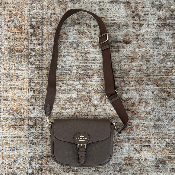 Coach | Bags | Coach Dark Brown Leather Shoulder Bag | Poshmark